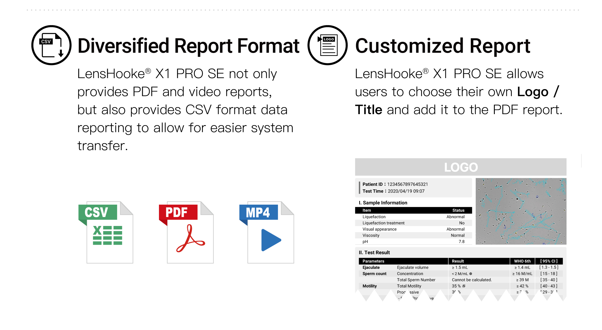 LensHooke X1 PRO SE Semen Quality Analyzer - LensHooke