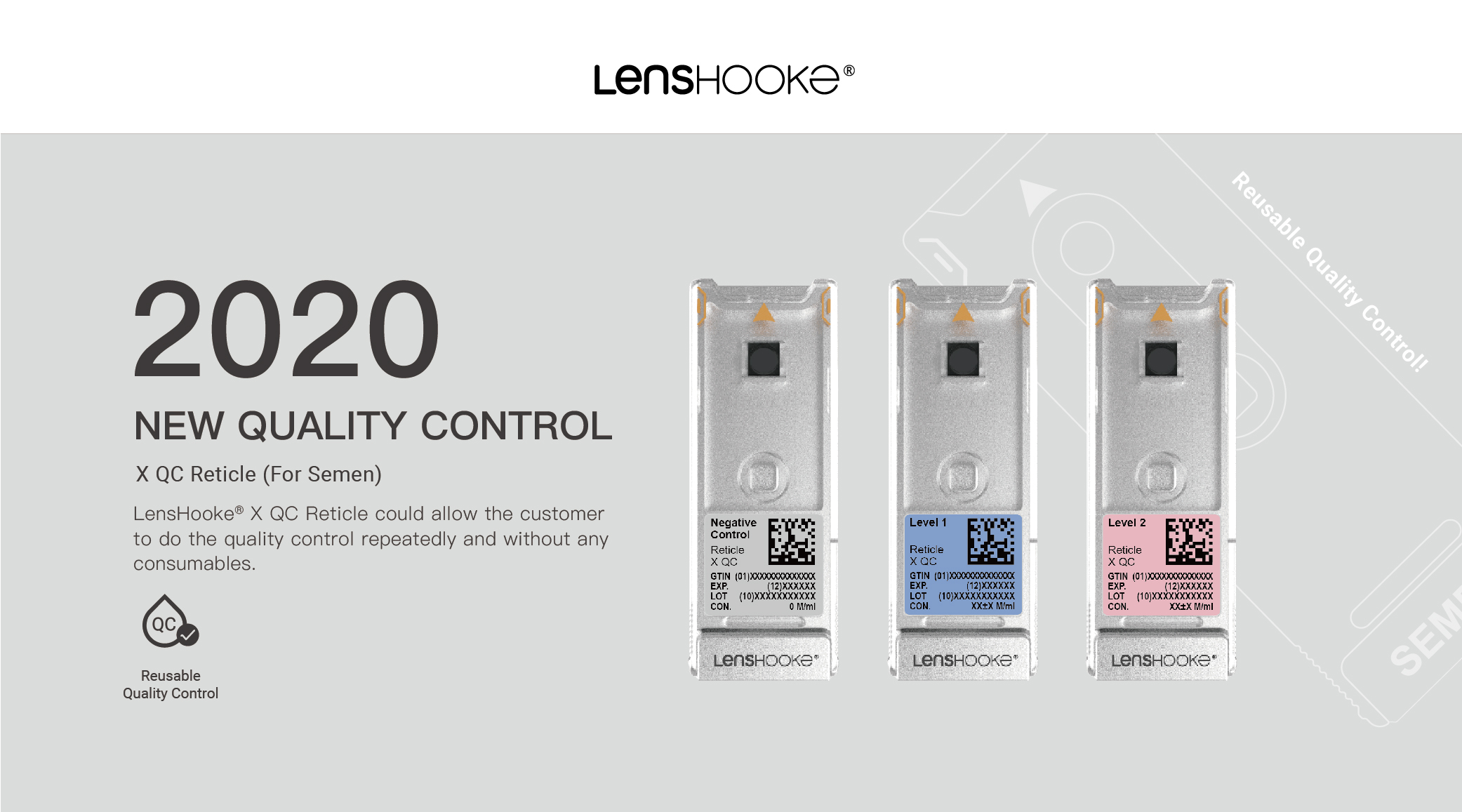 LensHooke X QC Reticle (For Semen) - LensHooke